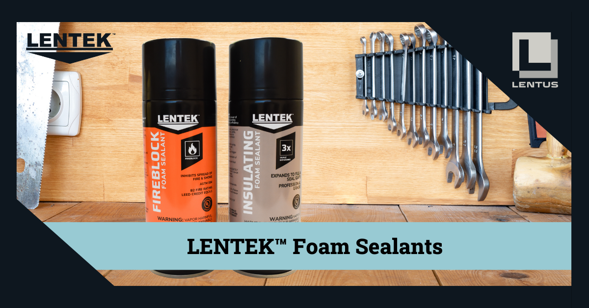 LENTEK™ Foam Sealants Have a New Look - Lentus